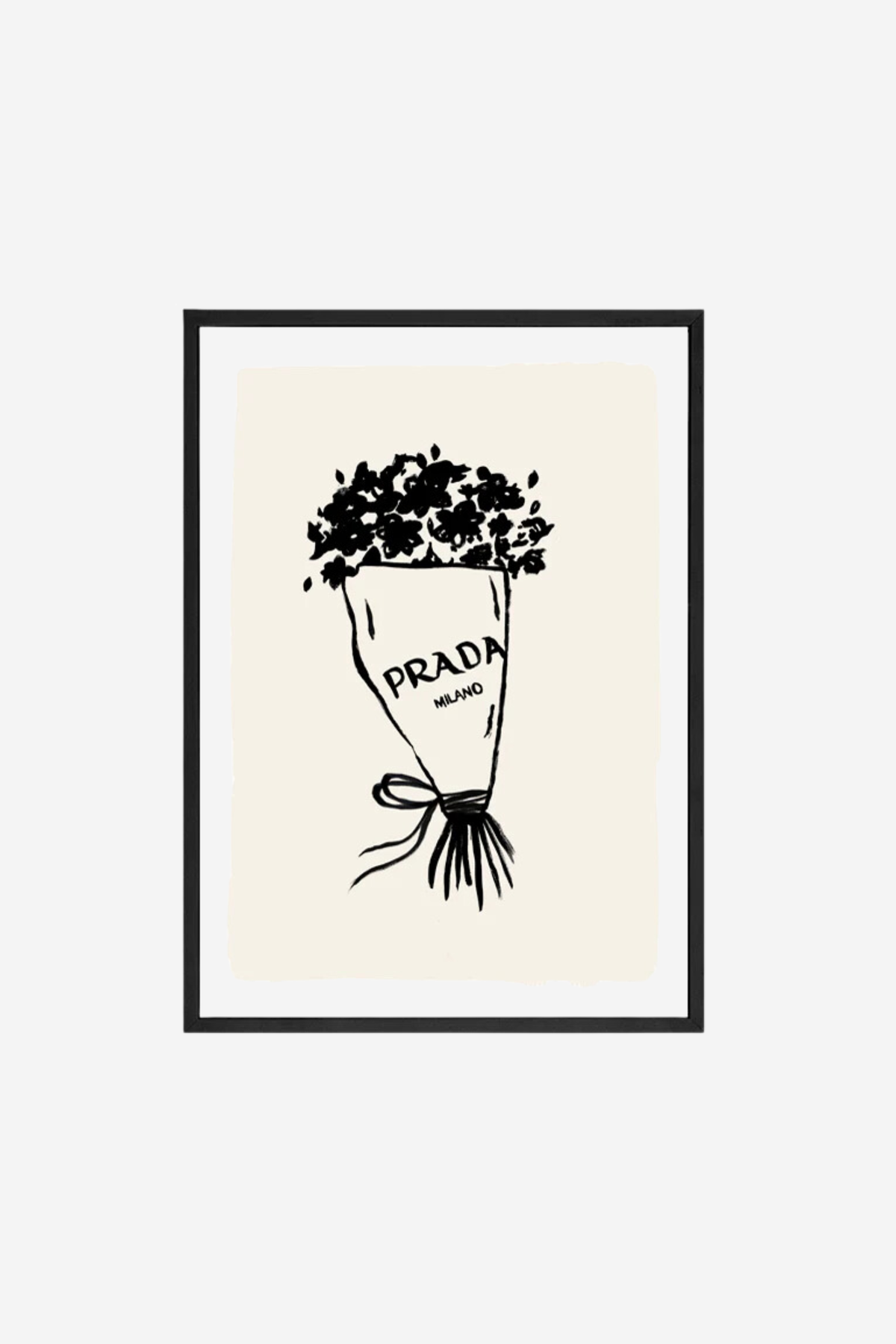 Prada Flowers Framed Print - A2– 101 Home