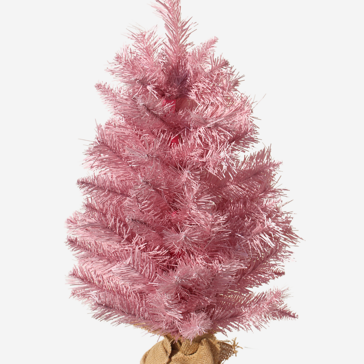 Pink Tabletop Tree w/ Burlap Base– 101 Home