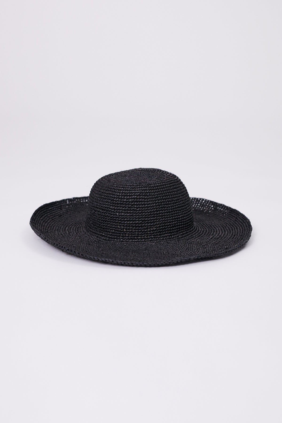 Amalfi Wide Brim Hat - Black– 101 Home