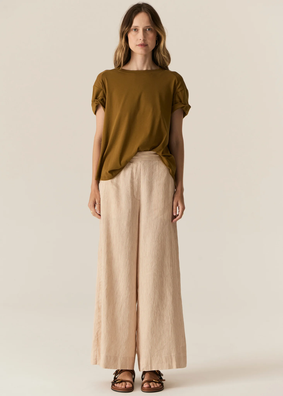Zone Twist Tee - Khaki– 101 Home